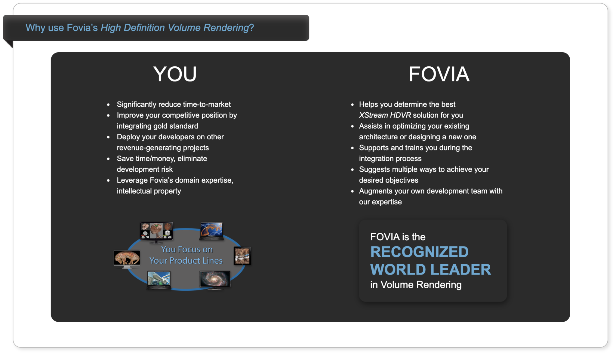 Make vs. Buy - Fovia Medical Imaging SDKs